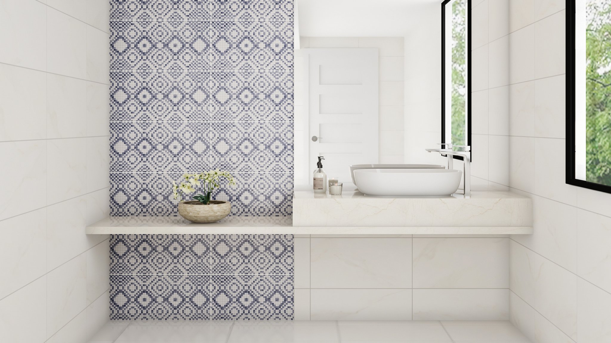 Azul é tendência de decoração, veja revestimentos | Blog Pointer ...